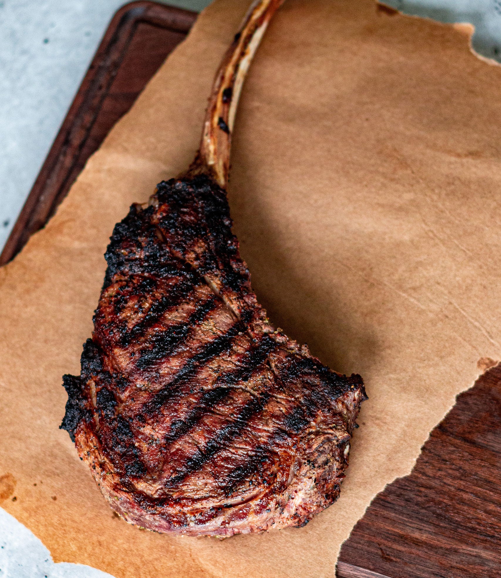 Bonsmara Tomahawk Steak – deRamos Premium Meats